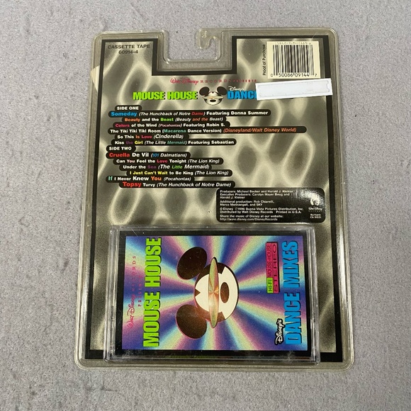 Media | New Walt Disney Mouse House Dance Mixes Cassette Tape 1996 ...